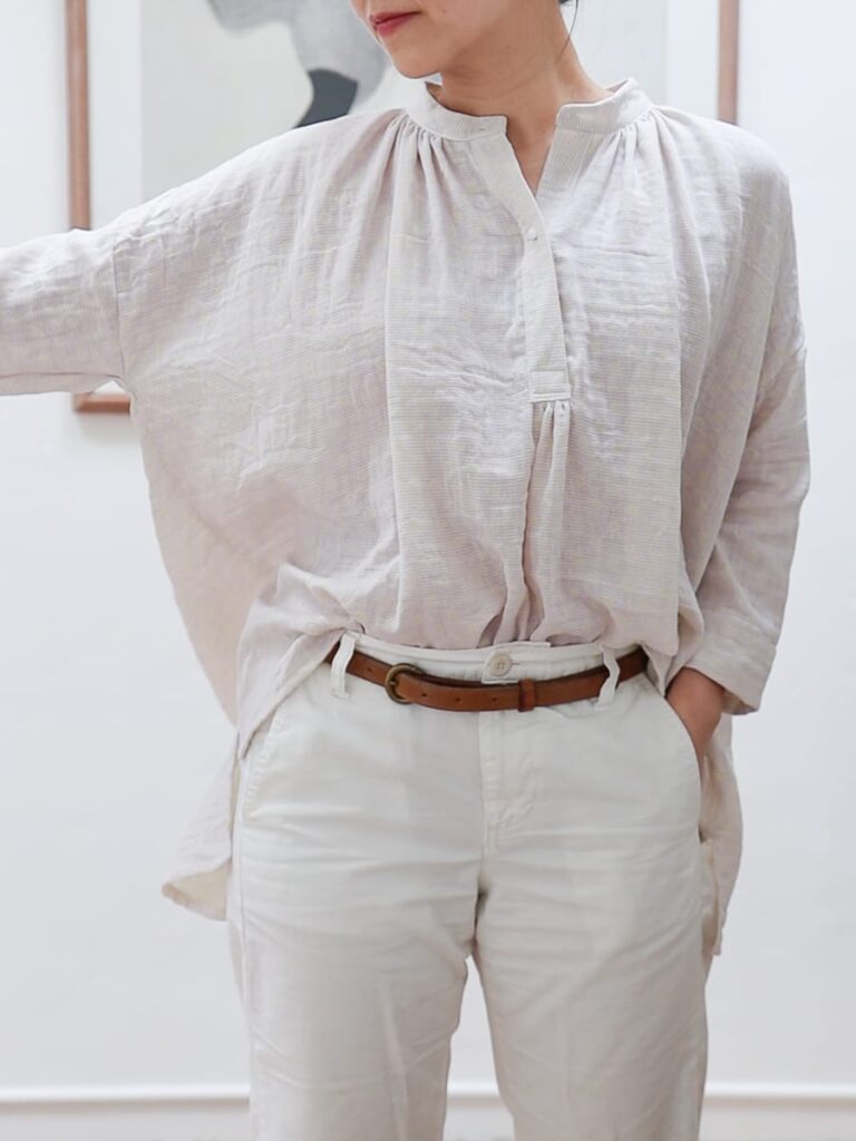 Nani Iro Work Shirt Pattern Review - Sage & Lilac