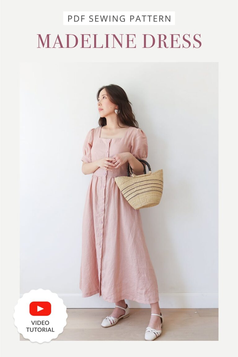 A Square Neck Dress Pattern That’s Romantic & Comfortable – Meet ...
